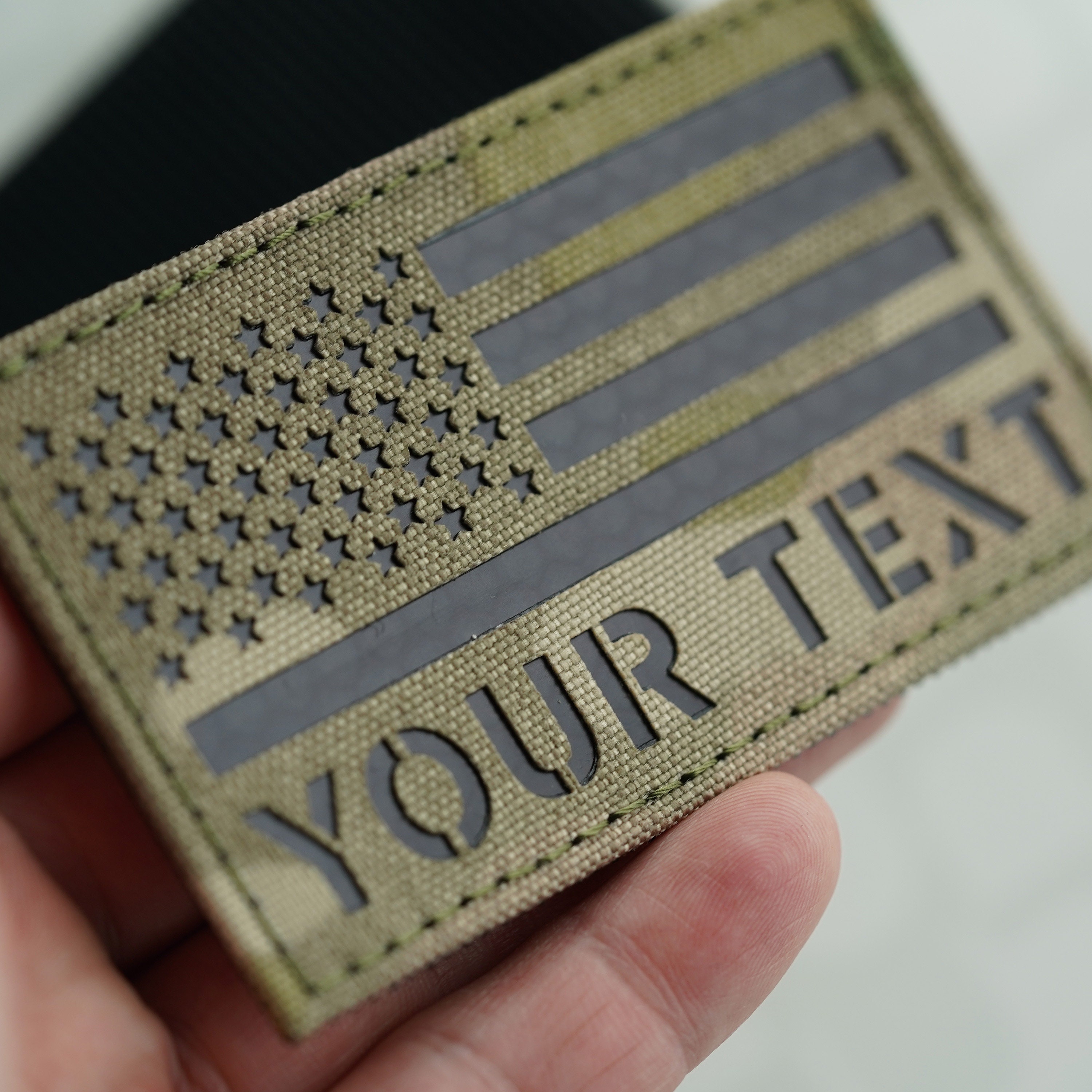 3.5x2in Custom Forward Us Flag Patch USA Flag IR Patch Infrared ...