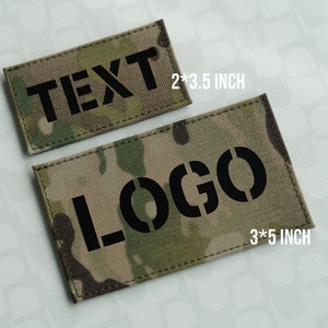 3x5in Custom Callsign Patch IR Patch Infrared Reflective Patches ...