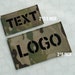 3x5in Custom Callsign Patch IR Patch Infrared Reflective Patches ...