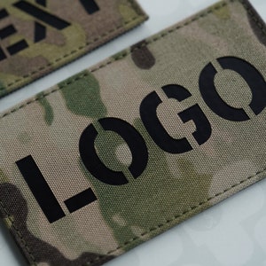 3x5in Custom Callsign Patch IR Patch Infrared Reflective Patches ...