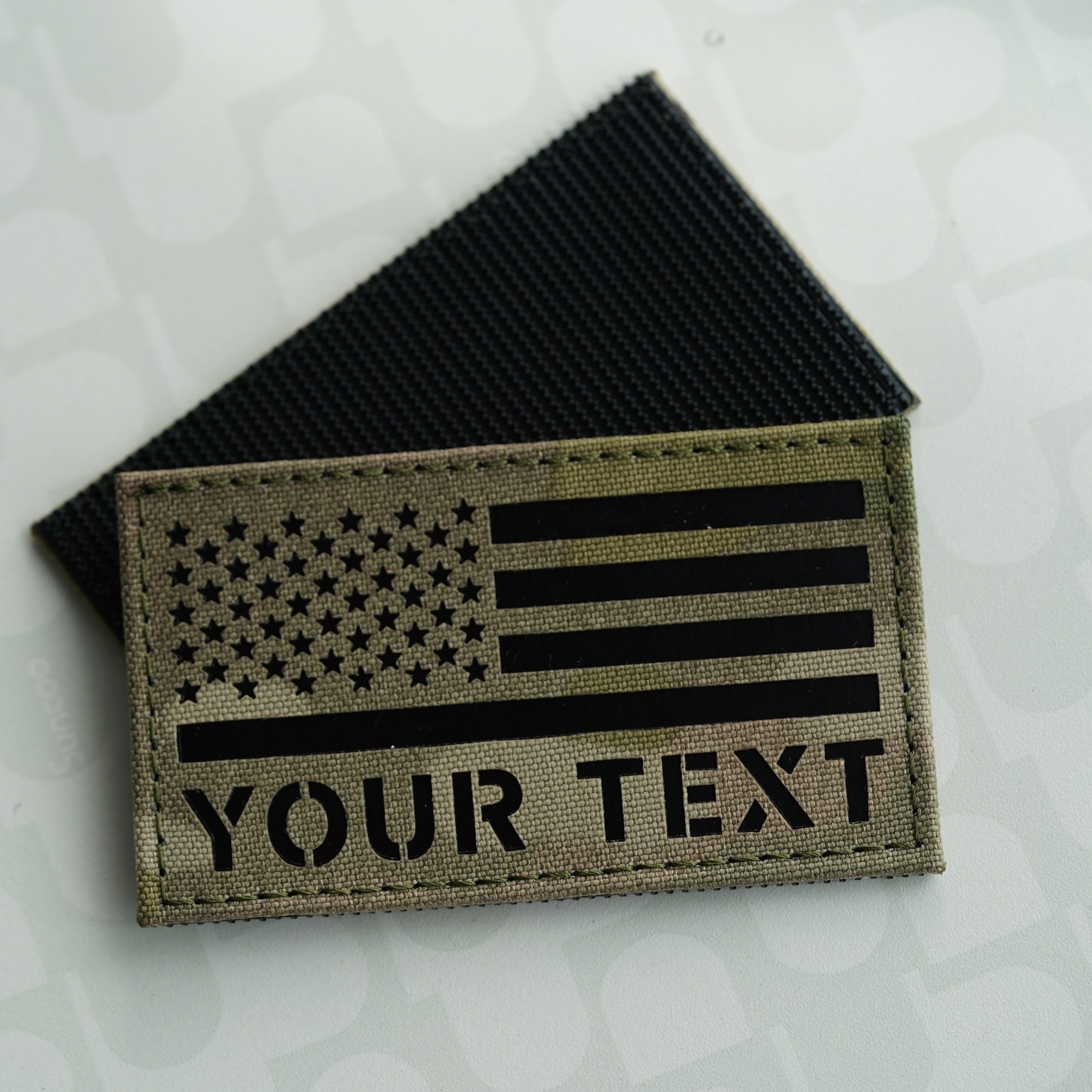 3.5x2in Custom Forward Us Flag Patch USA Flag IR Patch Infrared ...