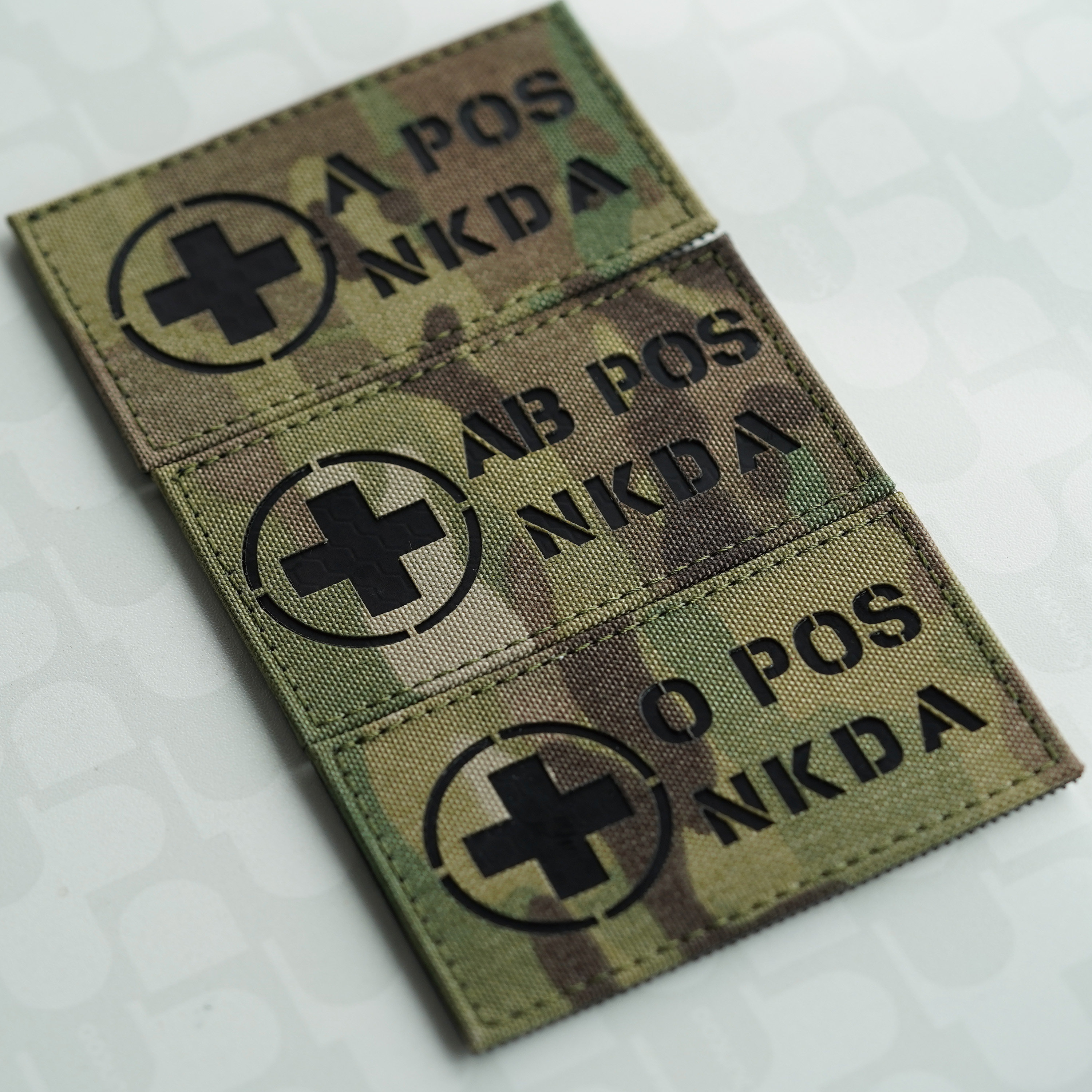 Medical Velcro Patches – Blood Type, Medical Patch Velcro