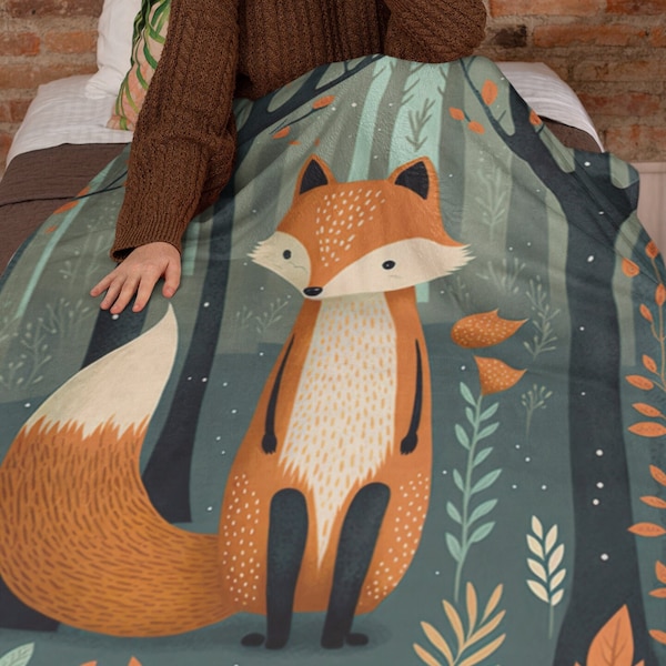 Fox Throw - Etsy