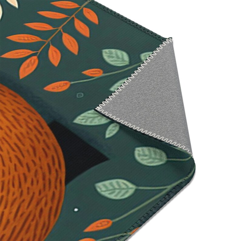 Woodland Fox Area Rug Nursery Carpet Mat for Kids Room - Etsy