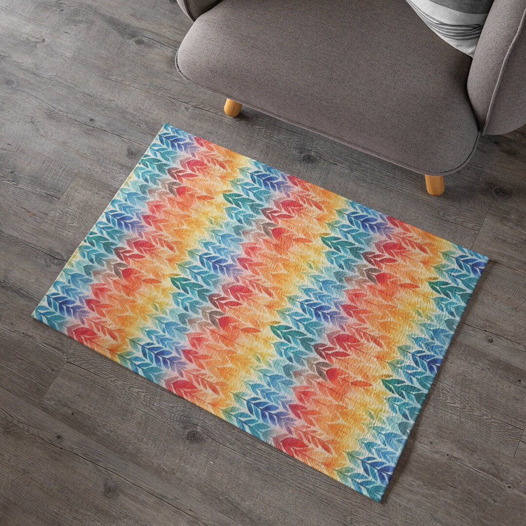 Rainbow Area Rug, Nursery Carpet, Mat for Kids Room - Etsy