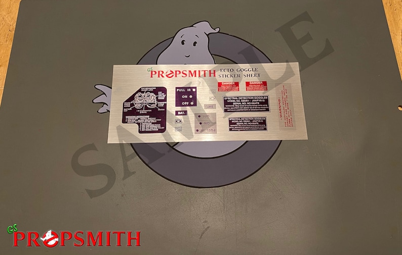 Ghostbusters Ecto Goggle Stickers - Etsy