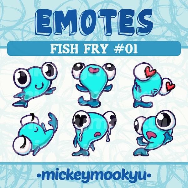 Discord Emoji Fish - Etsy UK