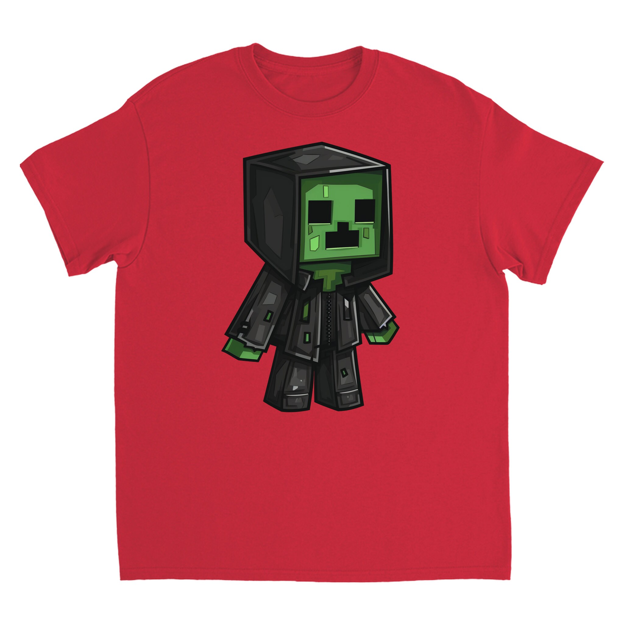 Creeper Tee Creepy Shirt Minec - Child Sized Minecraft Shirt - Gift for ...