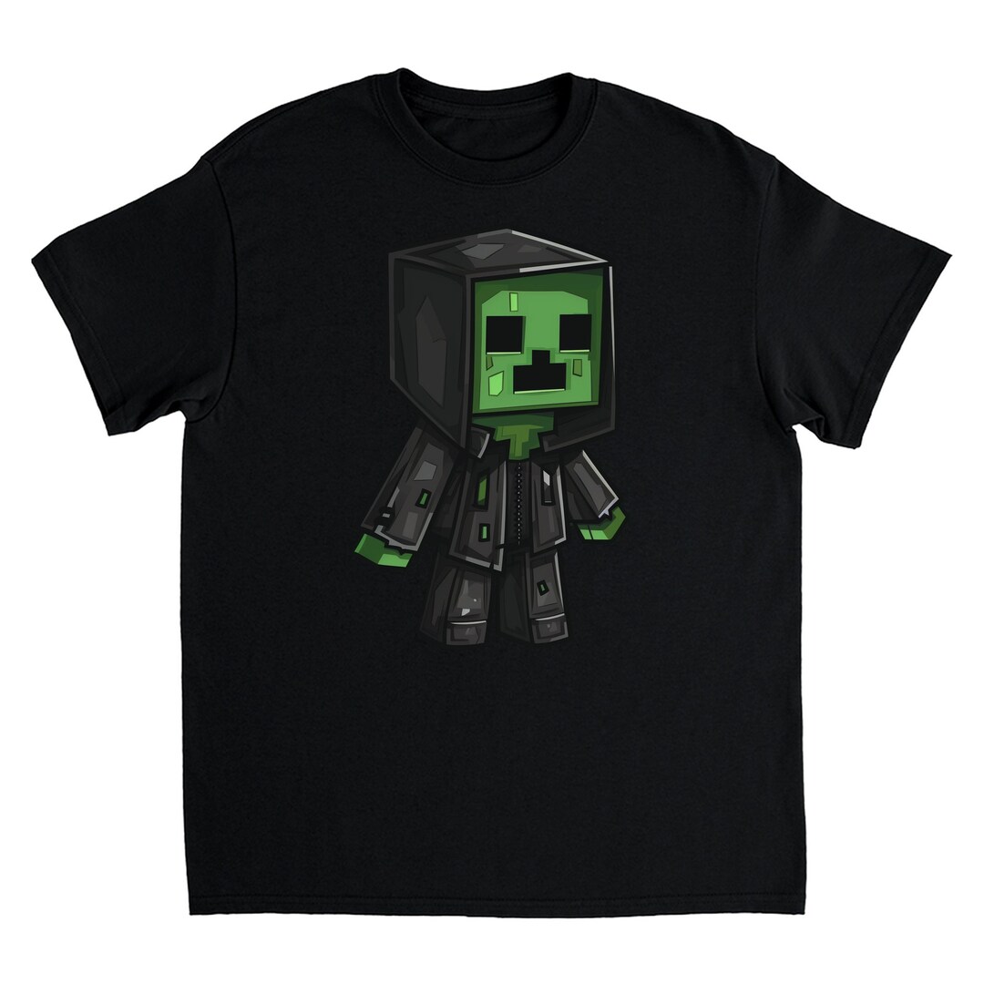 Creeper Tee Creepy Shirt Minec Child Sized Minecraft Shirt Gift for ...