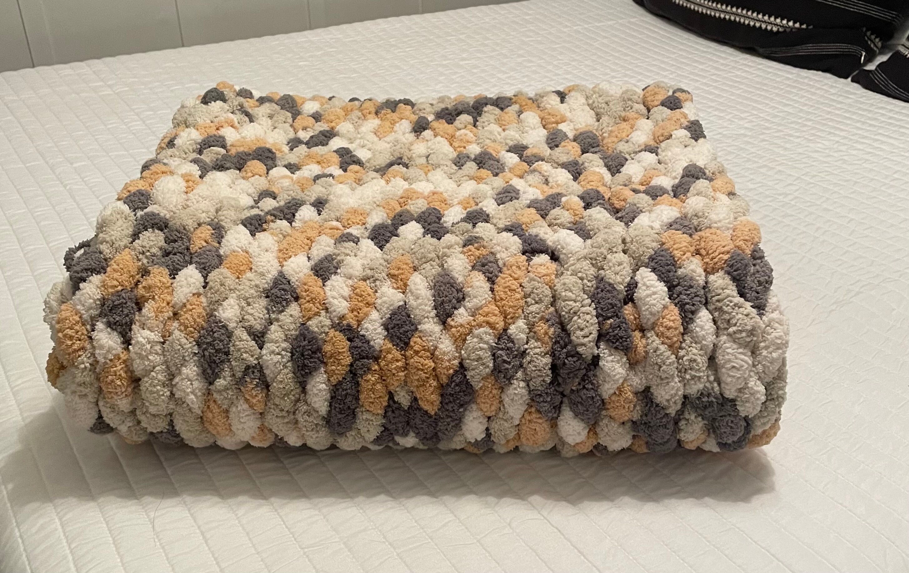 Handmade Chunky Knit Blanket - Etsy