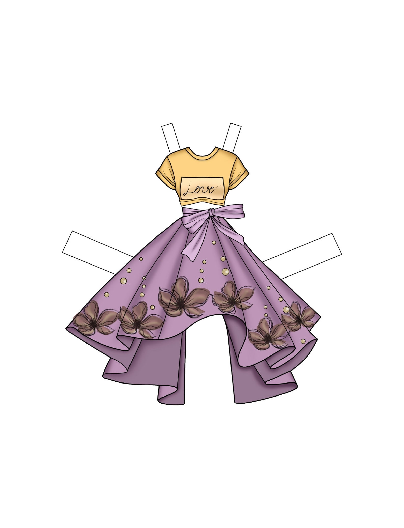 Beautiful Paperdolls Bundle Printables PNG, JPG Cutout Dolls, Paper ...