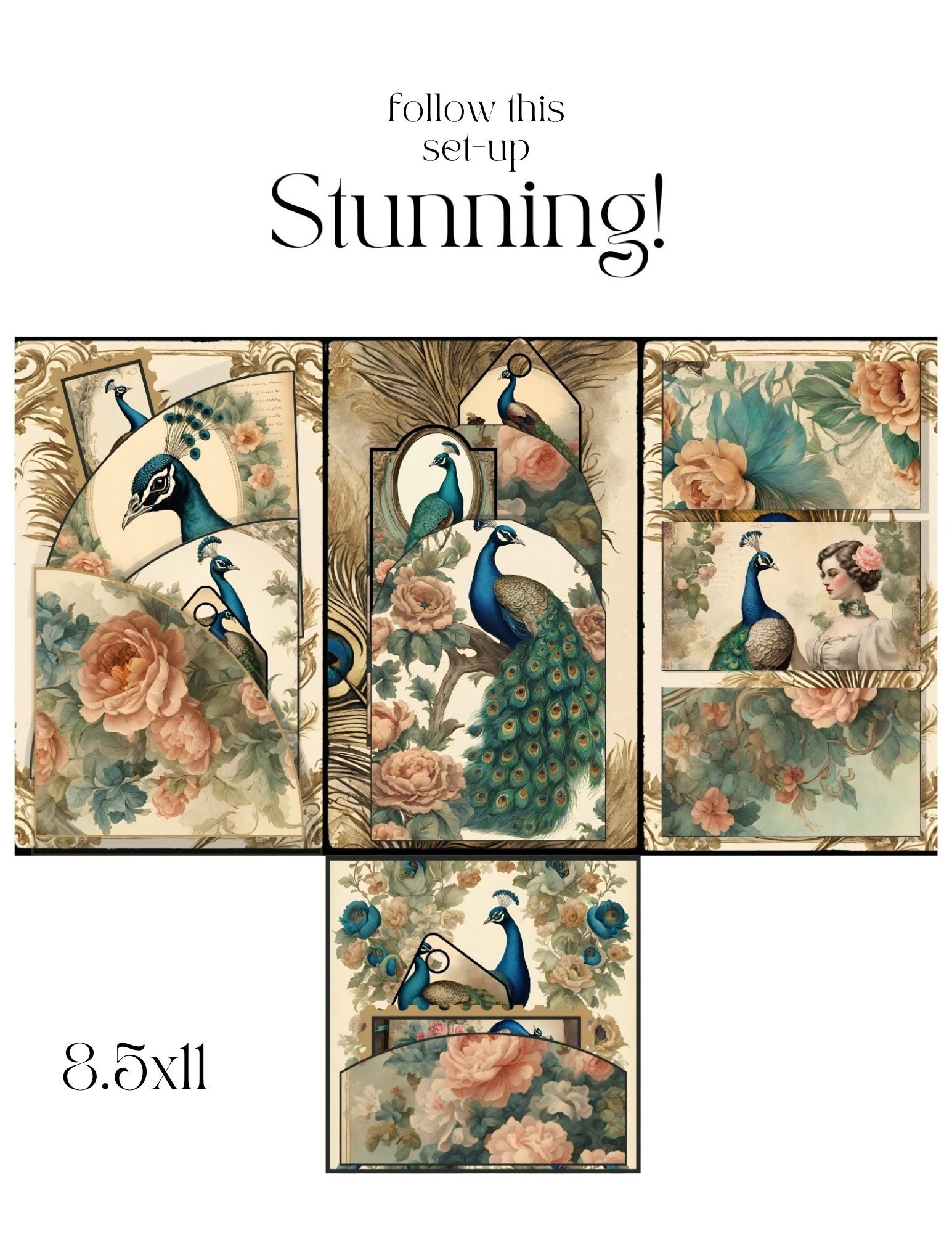 Editable Trifold Folio Booklet Template Folio Booklet Kit Template ...