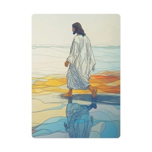 Poker Cards, Jesus Walking on Water Christian Design Deck, Gift ...