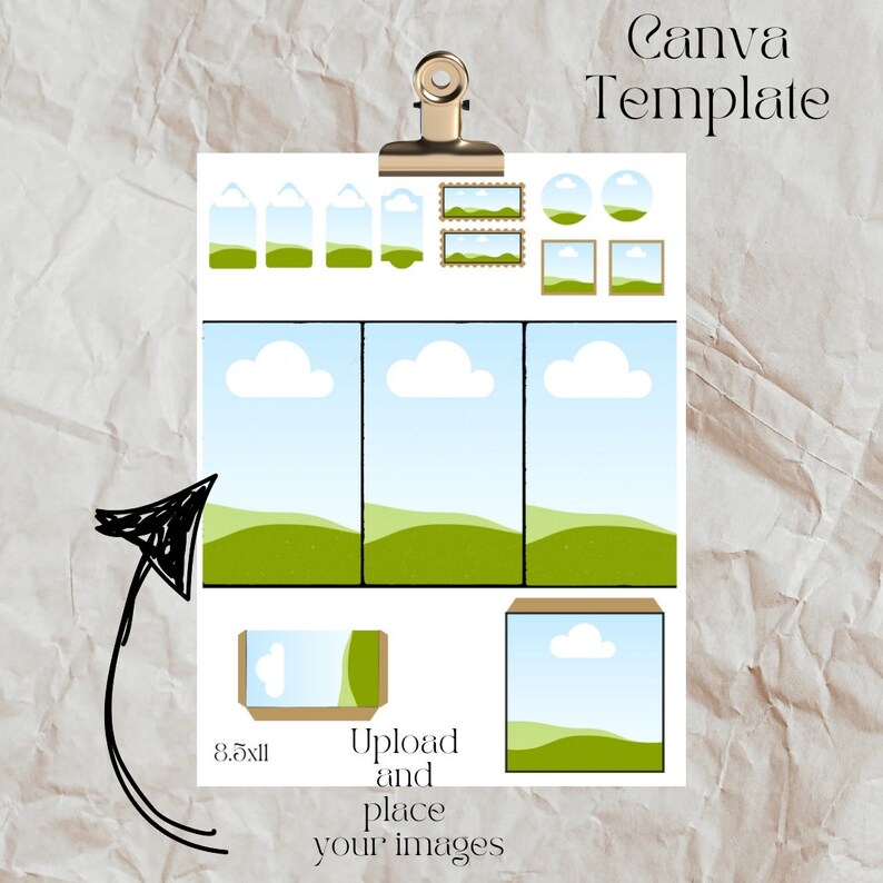 Editable Trifold Folio Booklet Template Folio Booklet Kit Template ...