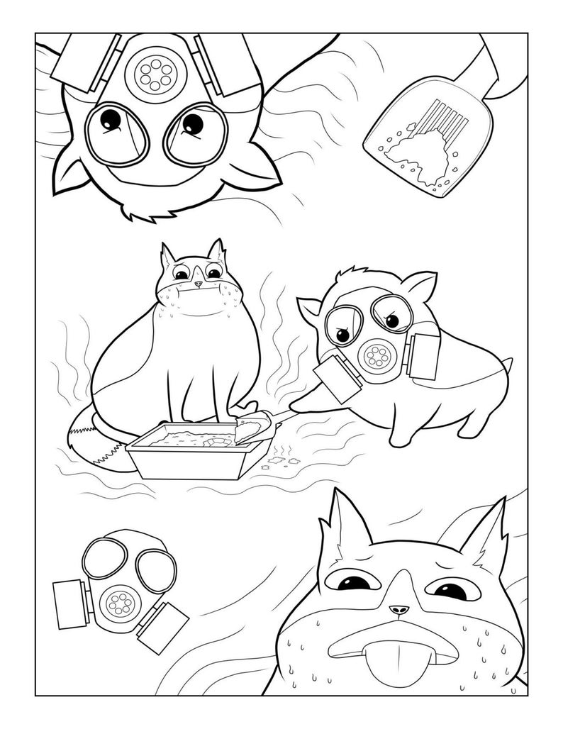 Funny Kawaii Hamster Coloring Printable Pages How to Draw Hamsters Cute ...