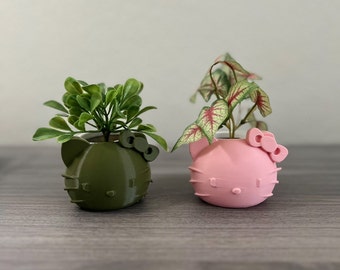 Sanrio Hello Kitty Planter Pot 3D Printed - Etsy