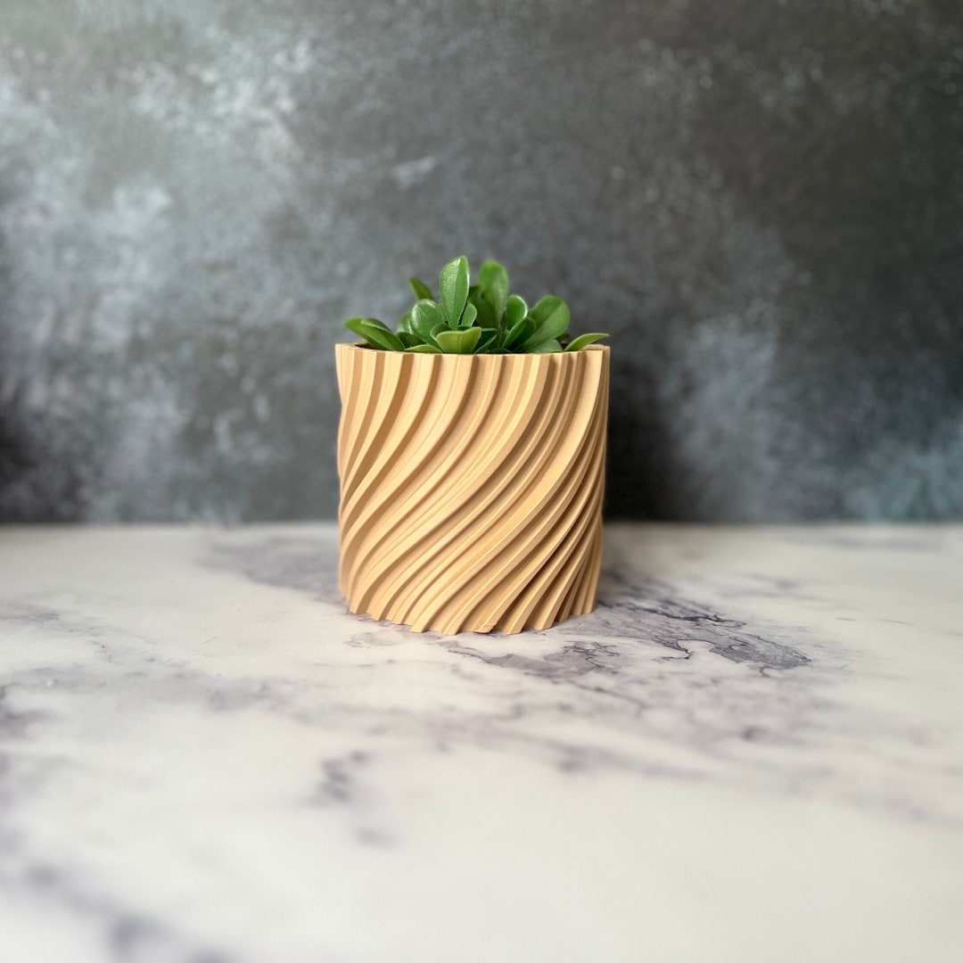 Tabletop Planter Wavy Sand Dune Planter, Plant Pot, Wavy Planter ...