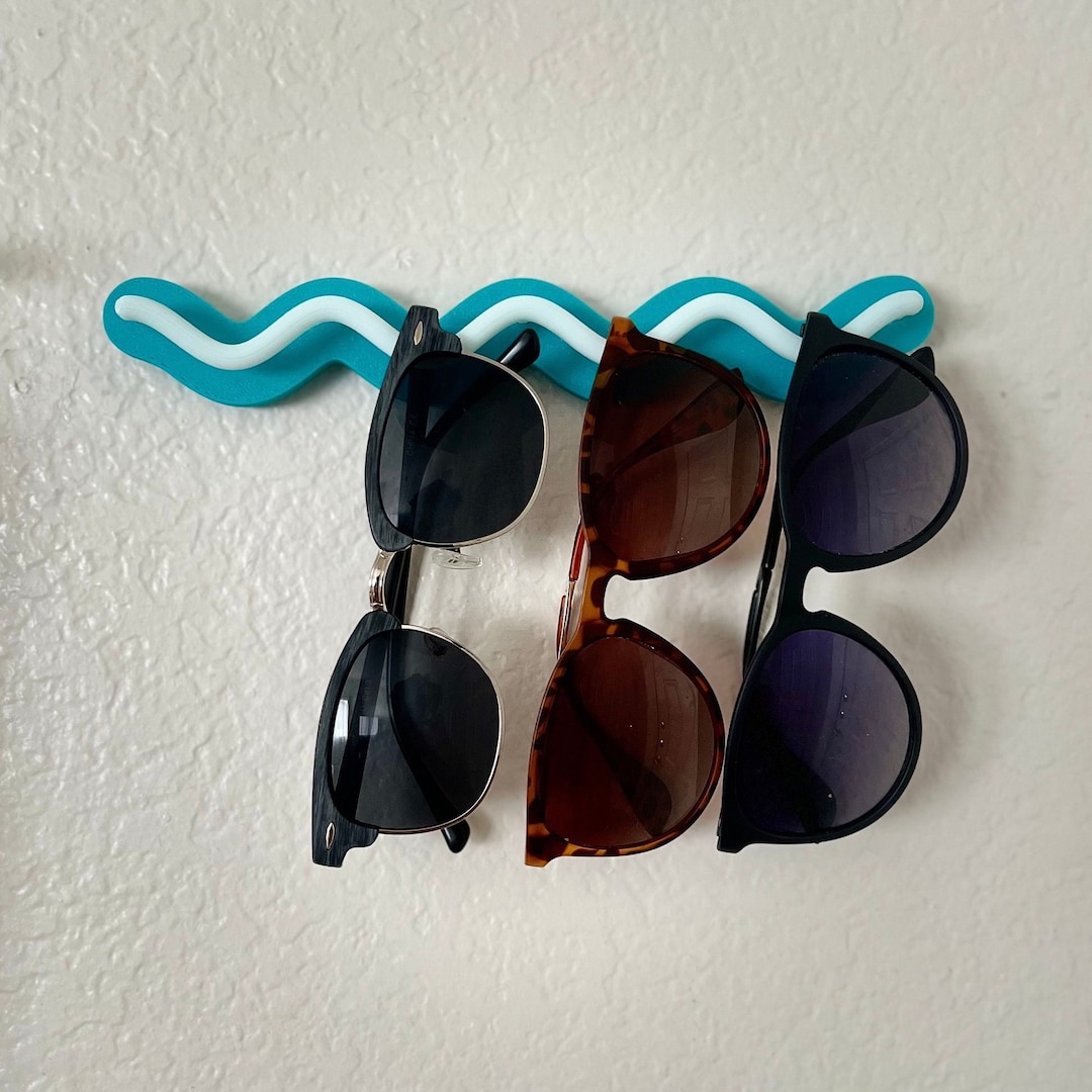 Sunglass Holder for Wall the Ripple Rack, Sunglasses Rack - Etsy