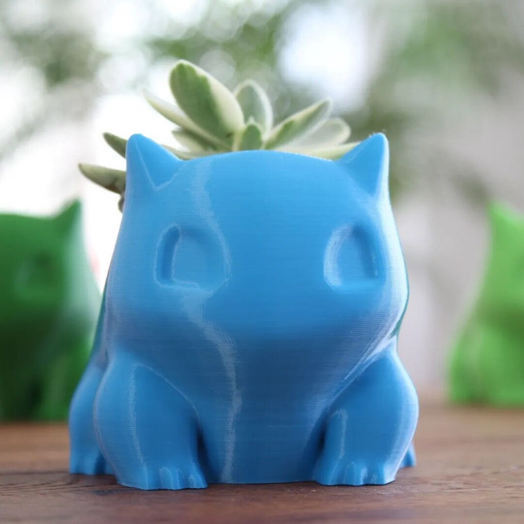 3d-printed Bulbasaur Planter Indoor Pot for Plants - Etsy