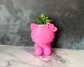 Sanrio Hello Kitty Planter Pot 3D Printed - Etsy