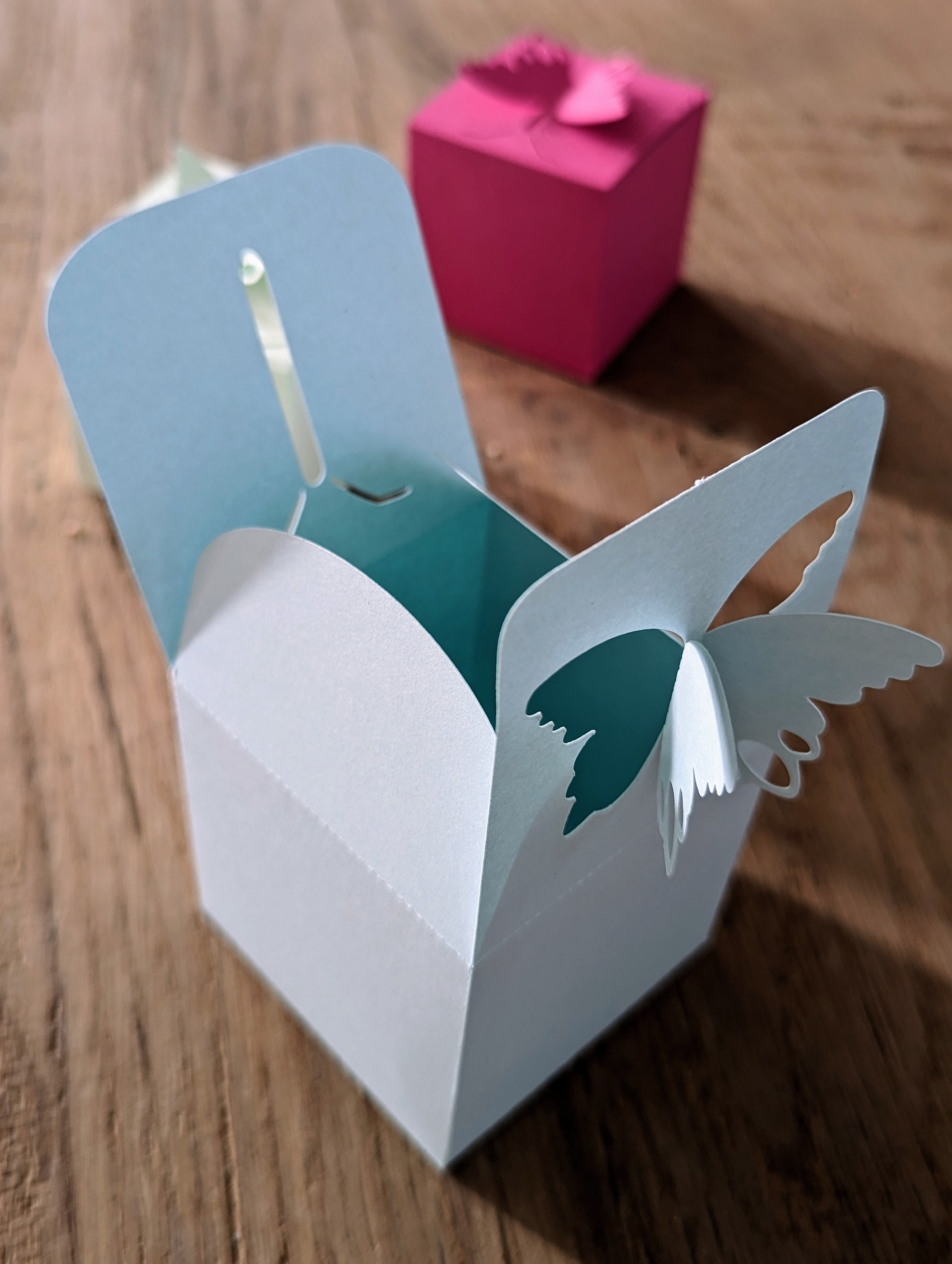 Geschenkbox Schmetterling SVG Vorlage Geschenk Box Schachtel ...