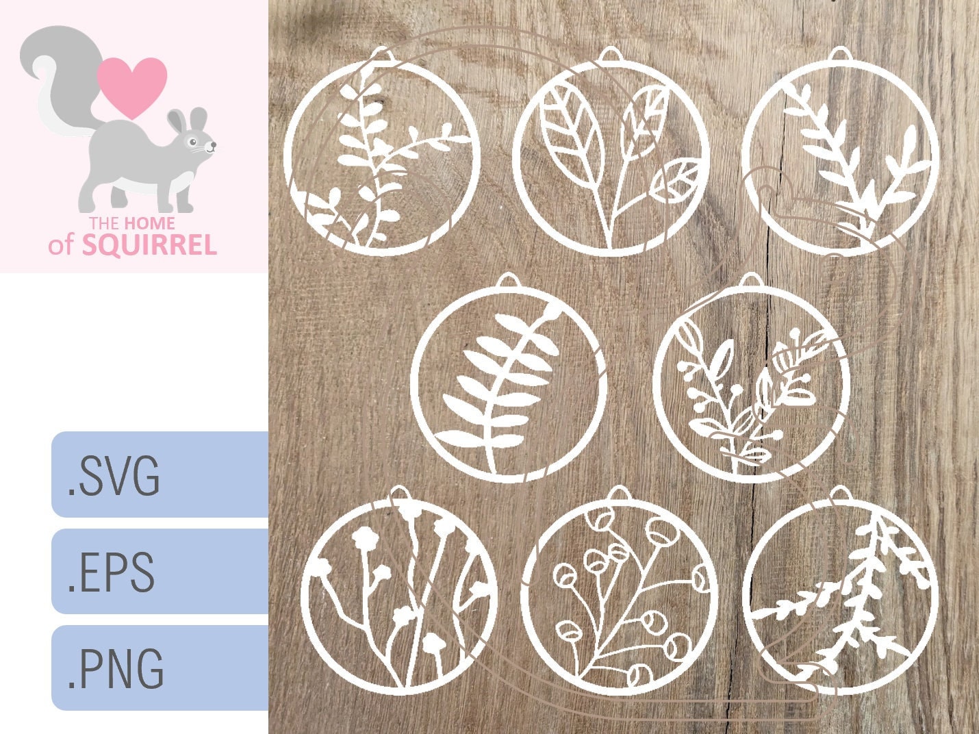 Plotter Plotterdatei Frühling Anhänger Spring SVG floral - Etsy.de