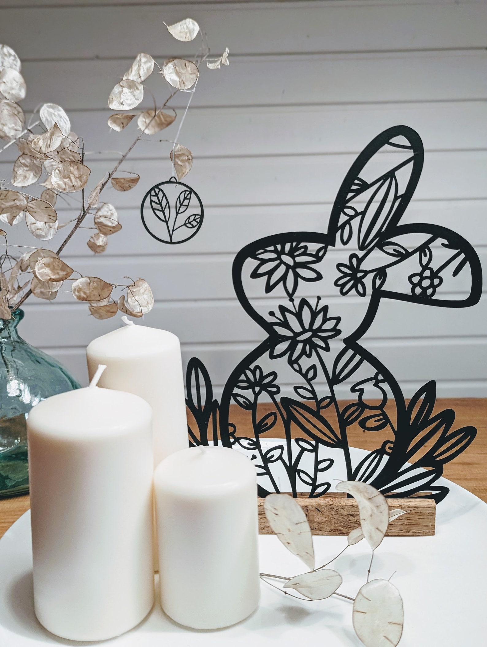 Plotterdatei Ostern SVG Hase Blätter Frühling Klötzchen - Etsy.de