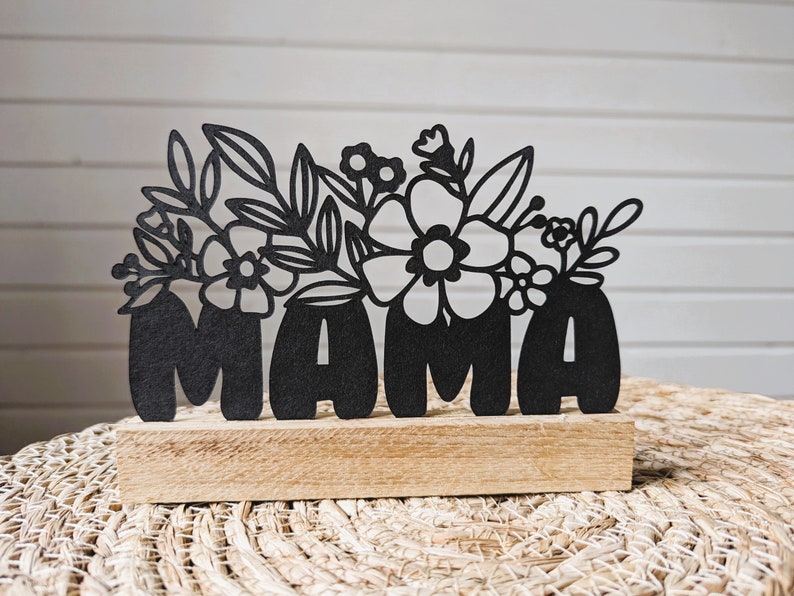 Plotter File Mom Mother's Day SVG Block Decoration Blocks Mother's Day ...