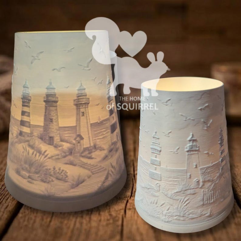 3D Print File STL, Lantern, Lighthouses, Maritime, Sea, Relief, Candle ...