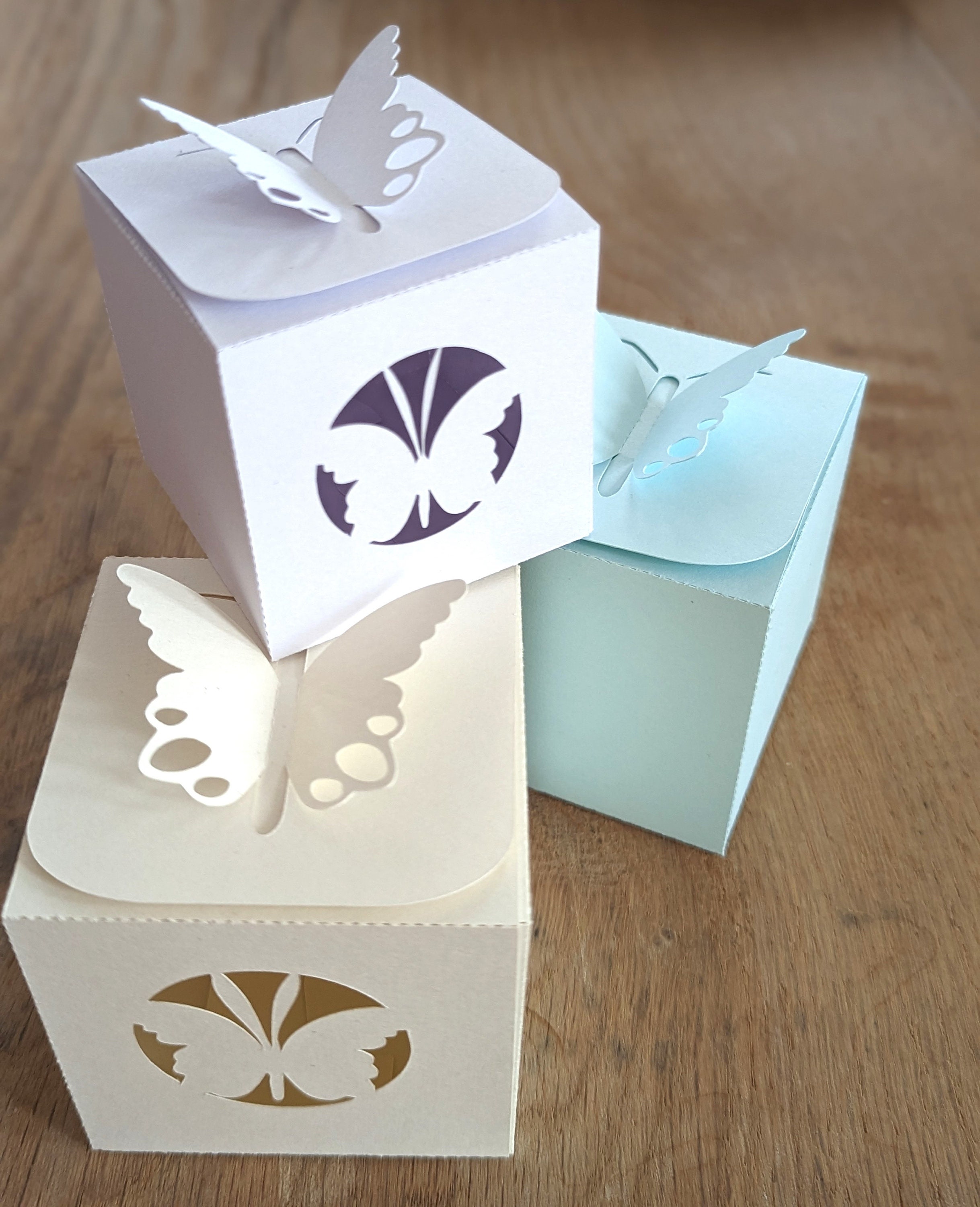 Geschenkbox Schmetterling SVG Vorlage Geschenk Box Schachtel ...