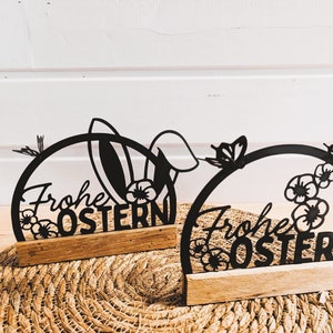 Plotterdatei Klötzchendeko Schriftzug Frohe Ostern floral Klötzchen SVG Blumen Cricut ...