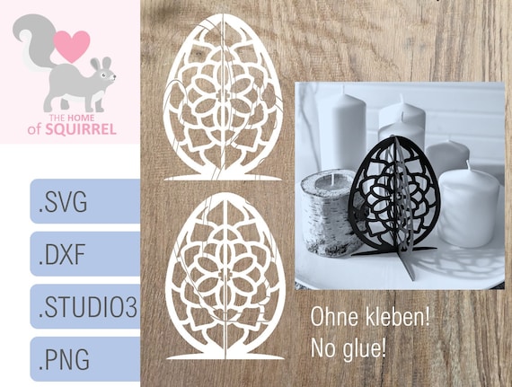 3d Easter Egg Template