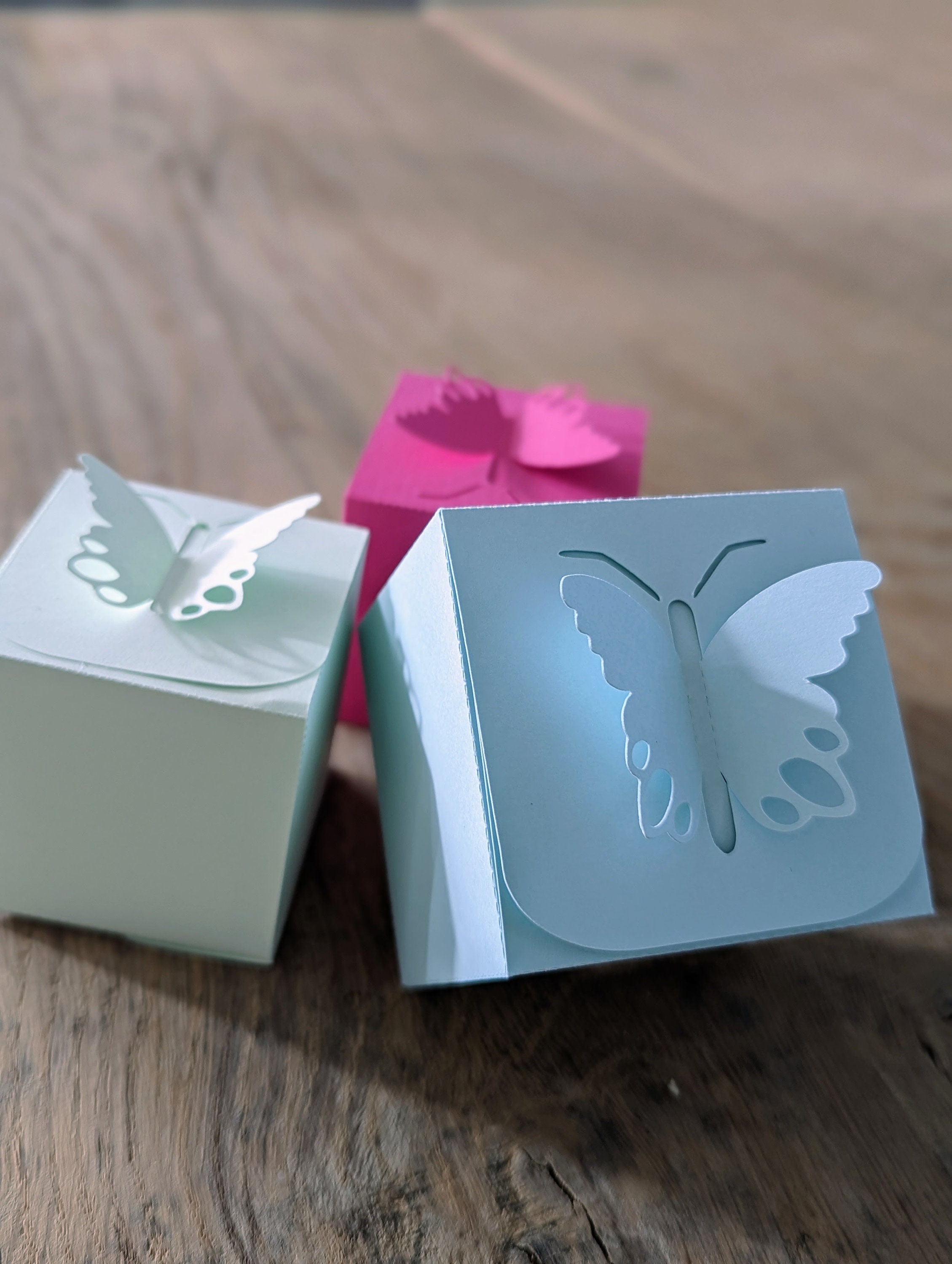 Geschenkbox Schmetterling SVG Vorlage Geschenk Box Schachtel ...