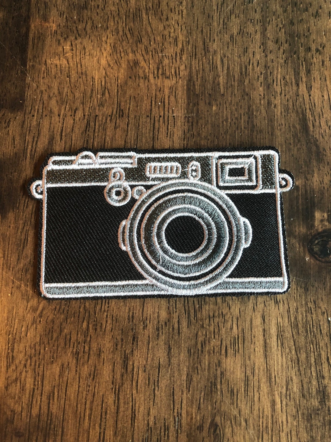 Camera Patch, Vintage Camera Patch, Cotton Embroidery Patch, Iron/sew ...