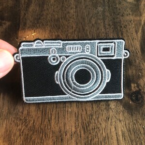 Camera Patch, Vintage Camera Patch, Cotton Embroidery Patch, Iron/sew ...