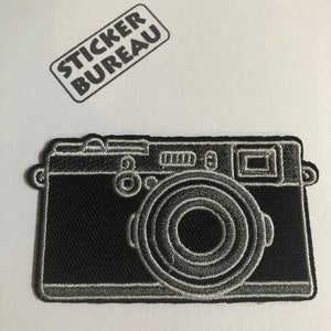 Camera Patch, Vintage Camera Patch, Cotton Embroidery Patch, Iron/sew ...