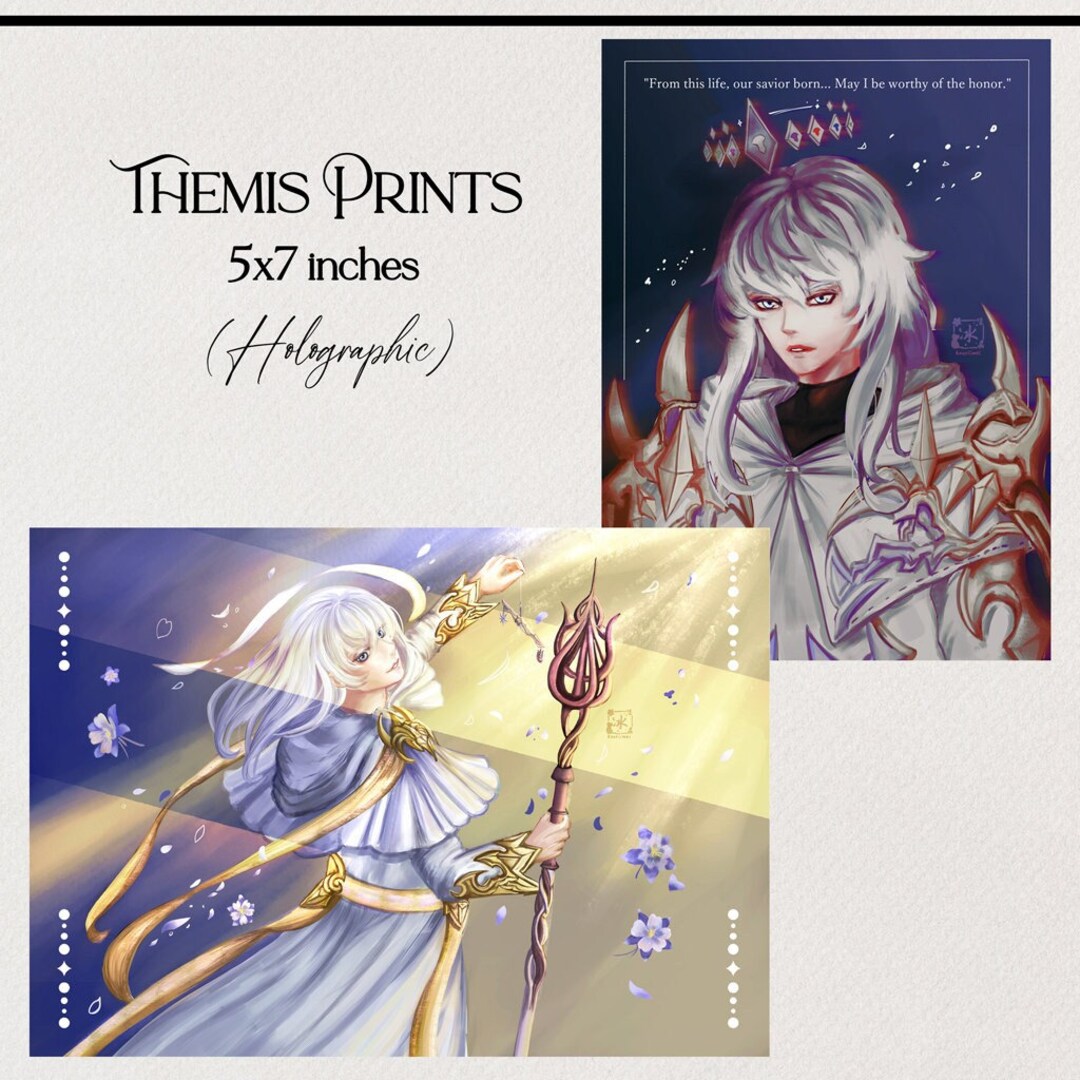 FFXIV Themis HOLOGRAPHIC Prints - Etsy