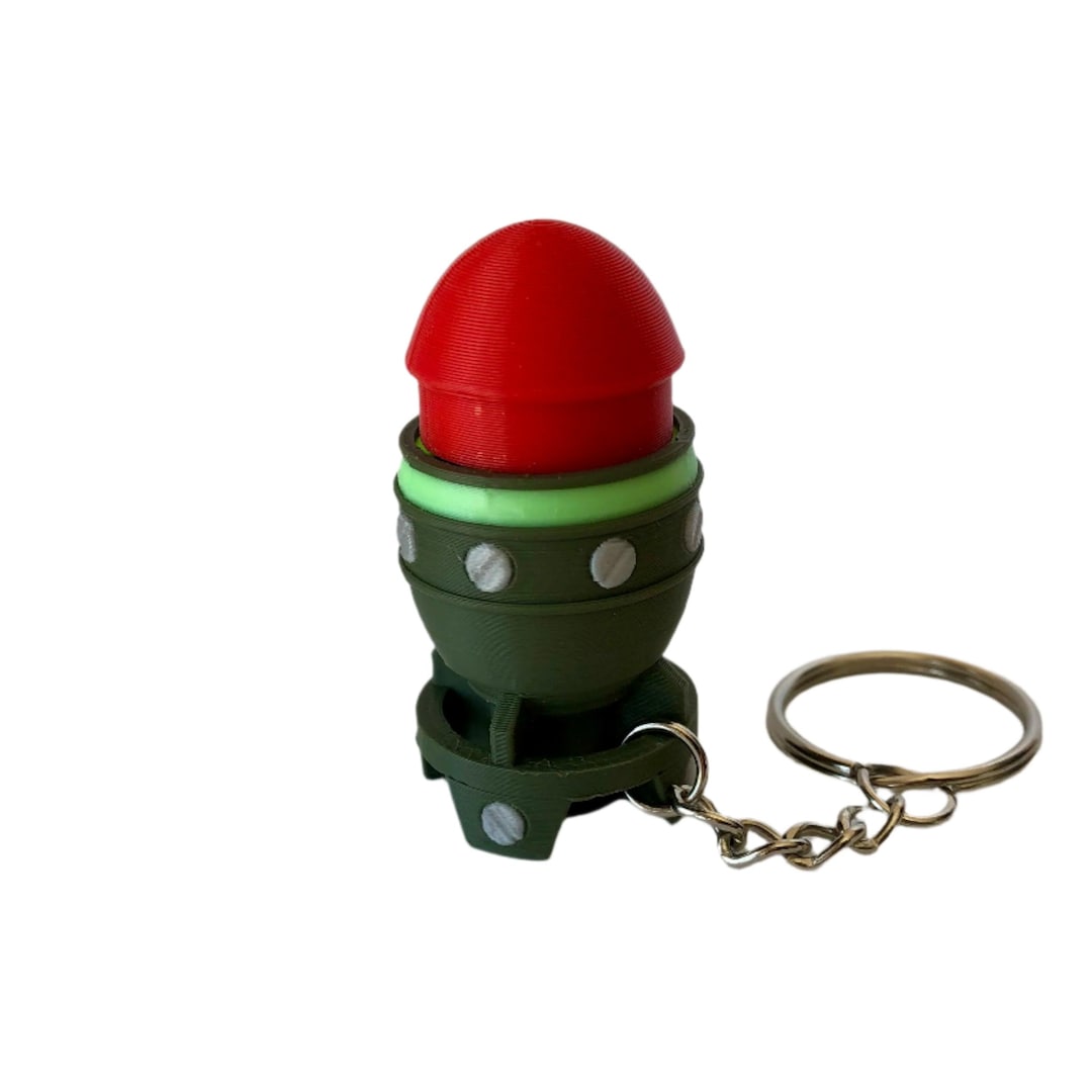 Mini Atomic Bomb Nuke - Fidget Clicker Keychain [3D Printed] - Etsy