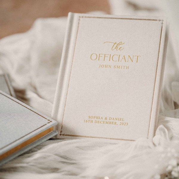 Officiant Custom Book - Etsy