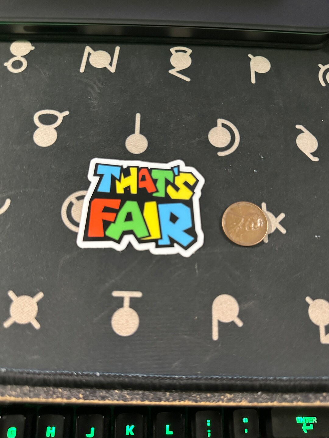 That's Fair 2" X 1.68" Stickers Chrispynintendo Emote Merch - Etsy