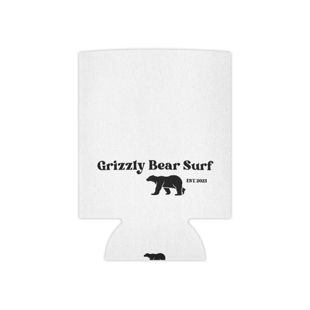 Grizzly Bear Surf Stubby Cooler - Etsy