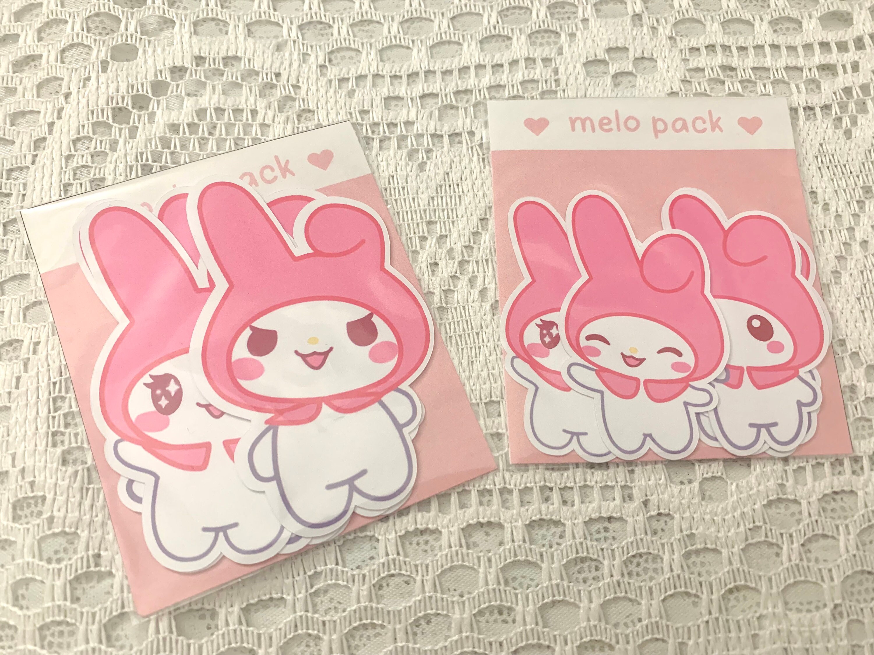 My Melo Stickers Set | Japanese Kawaii Die-cut Stickers Pack - Etsy