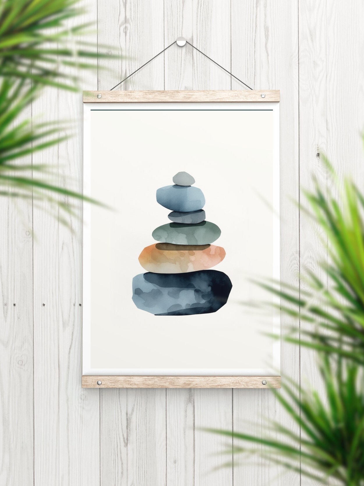 Lake Superior Stones Art Balance Print Minnesota Print - Etsy