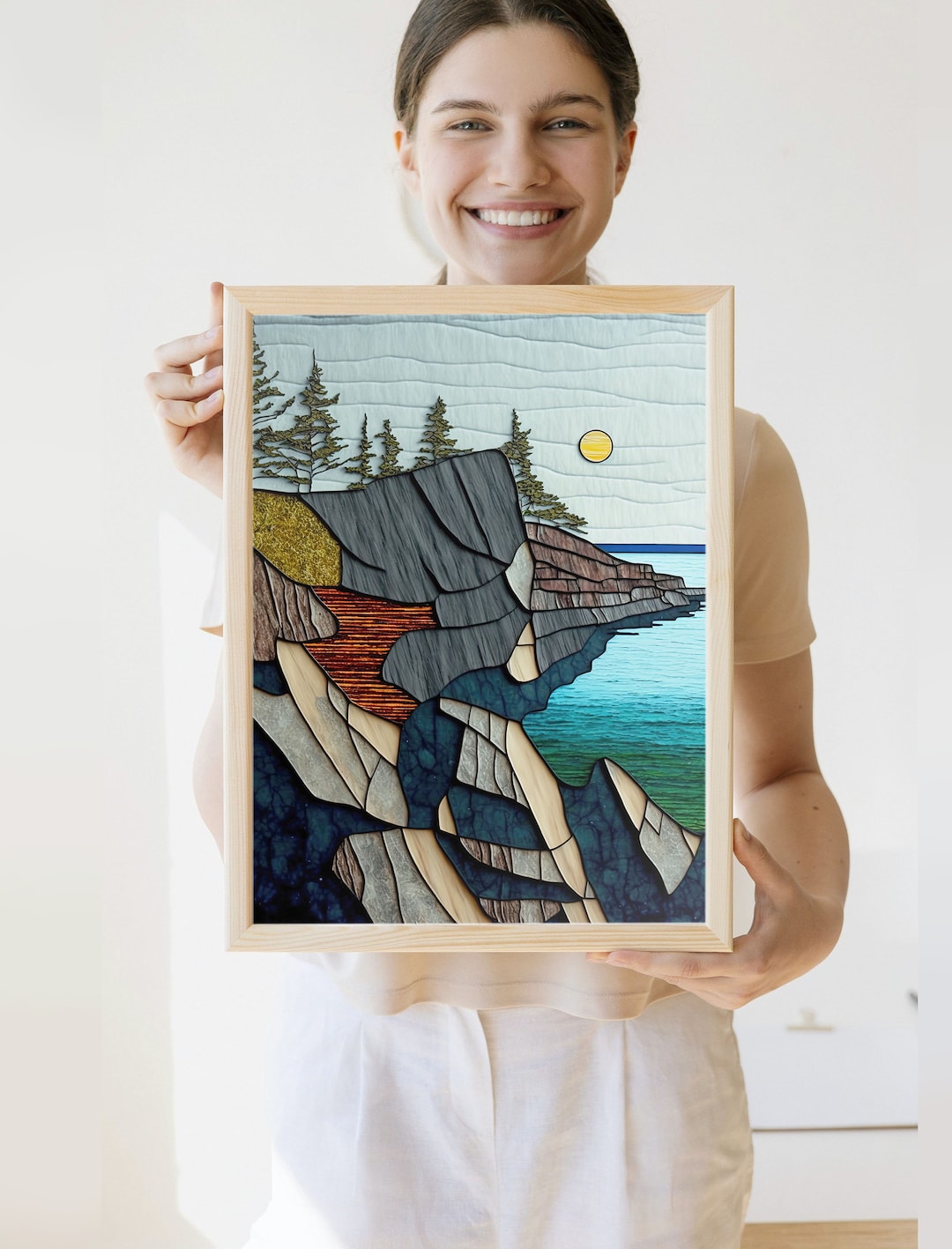 Lake Superior Shoreline Duluth Minnesota Art Print | Art From Minnesota ...