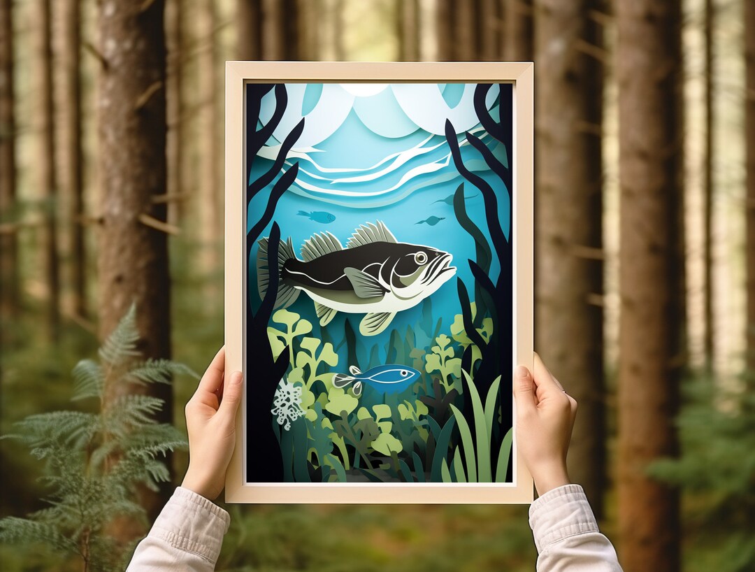 Vintage Walleye Paper-style Print, Northern Minnesota Fishing, Great ...