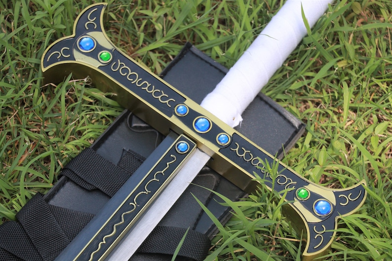 Dracule Mihawk Sword Kokutoou Yoru Battle Ready, Mihawk Sword Metal ...