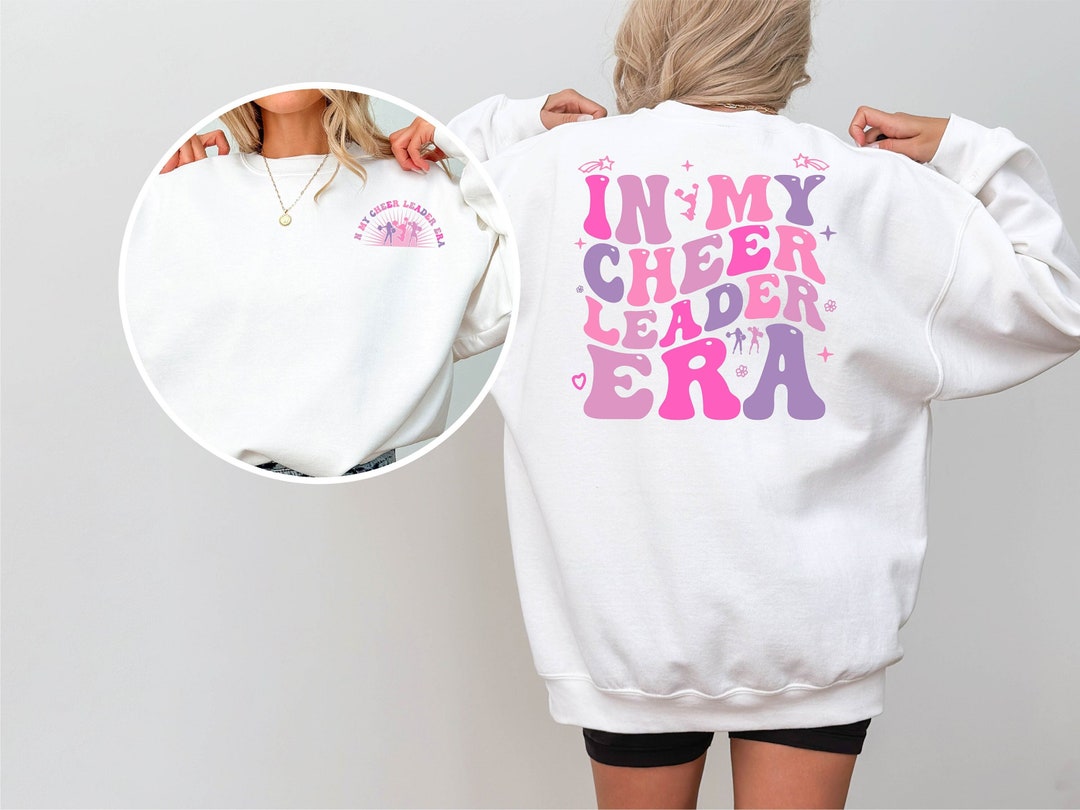 In My Cheer Era Hoodie, in My Cheerleader Era Sweatshirt, Cheerleader ...