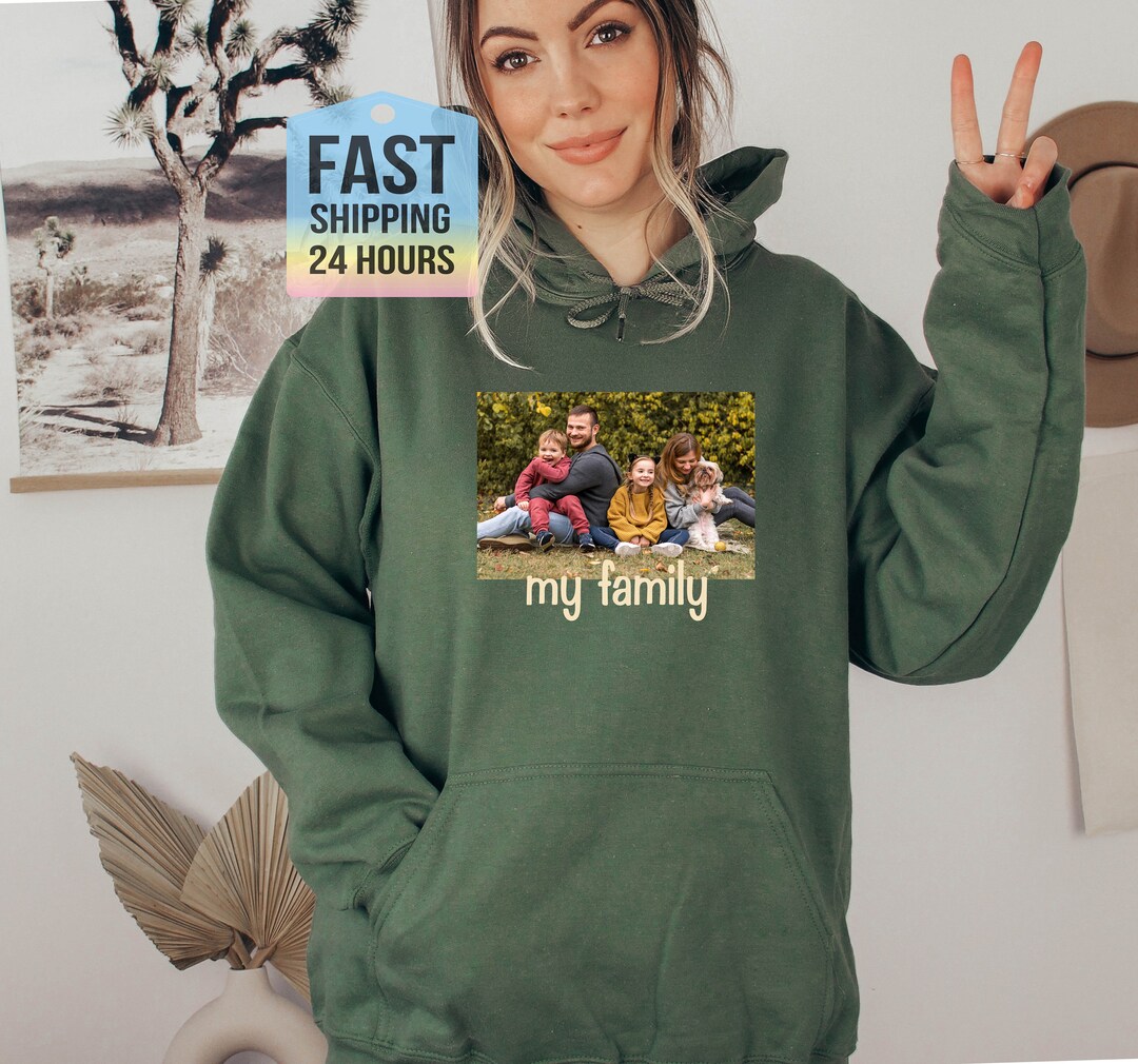 Custom Photo Sweatshirt, Birthday Photo Sweatshirt, Holiday Gift ...