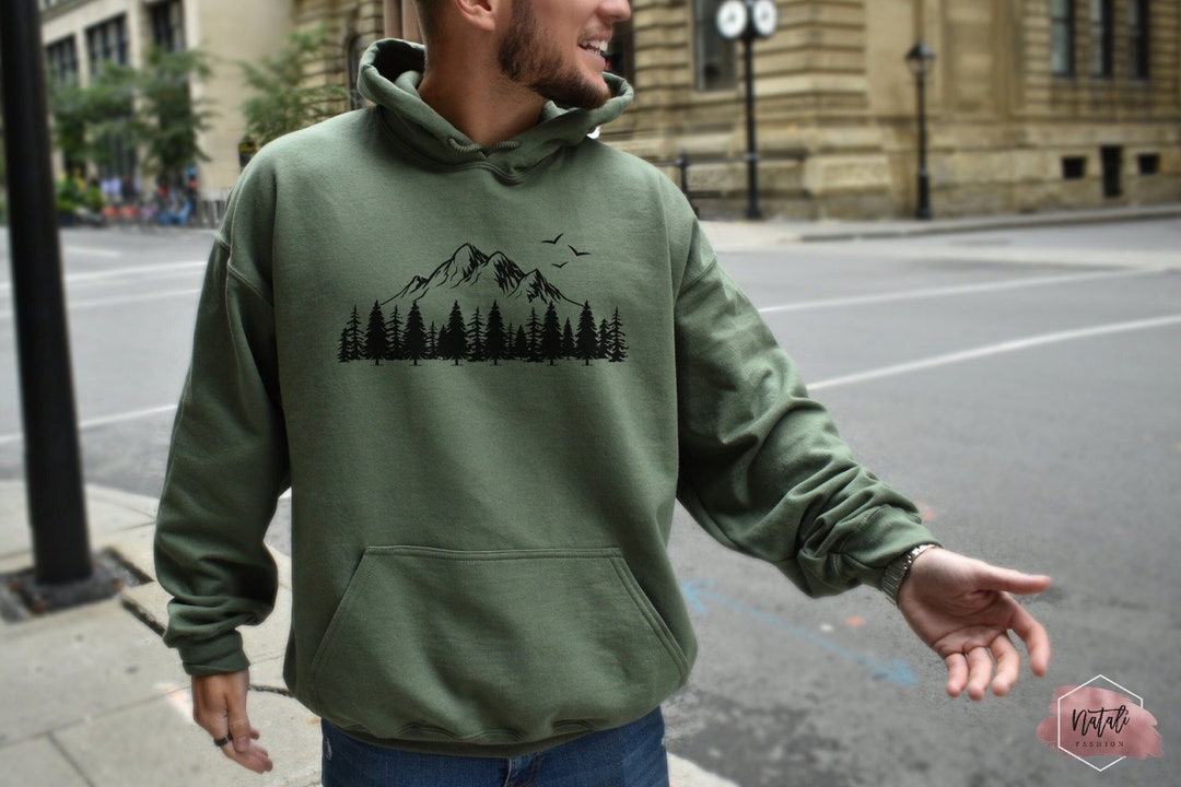 Mountain Nature Lover Sweatshirt, Nature Prints, Gift for Her, Hiking ...