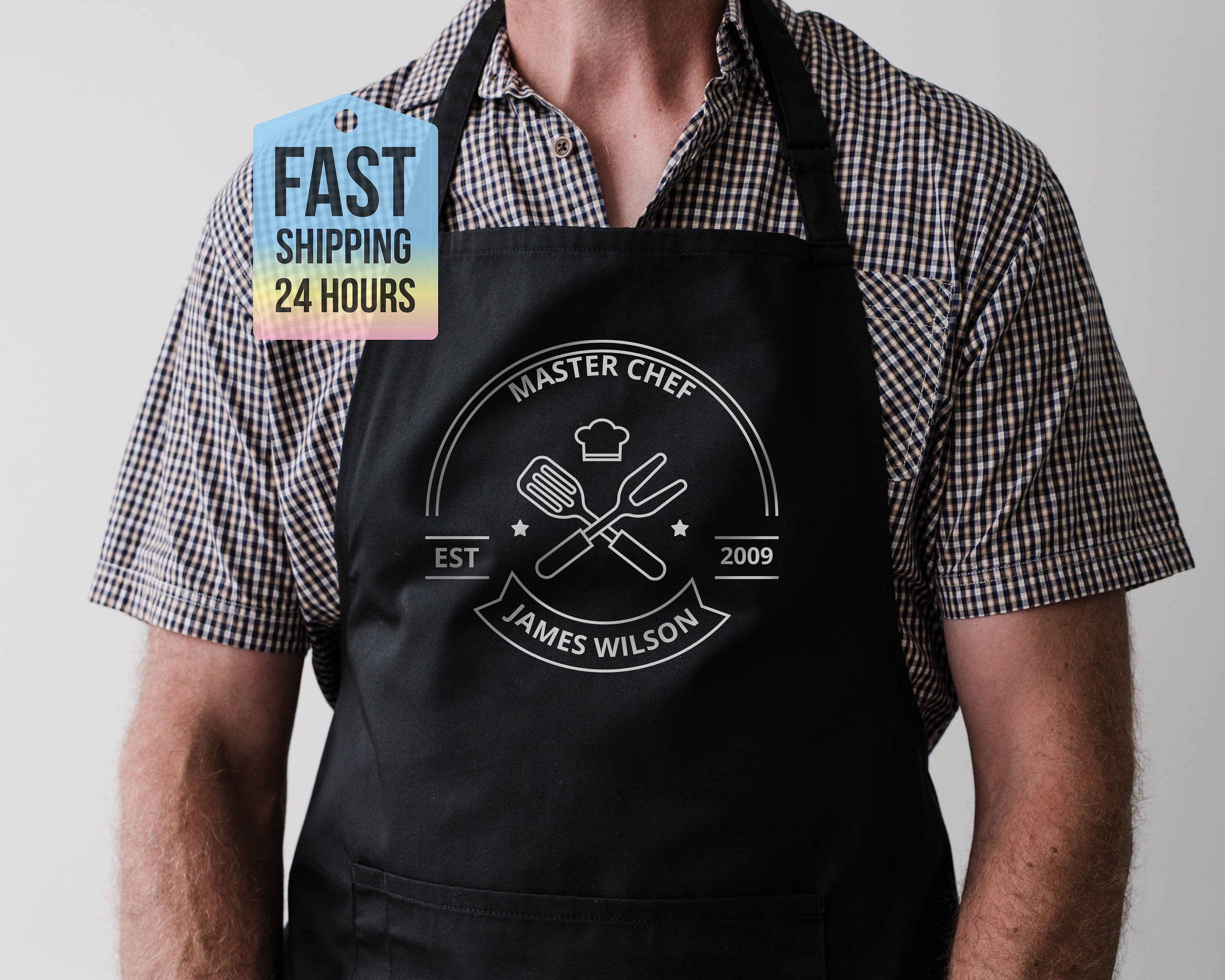Custom Chef Apron, Personalized Apron, Custom Apron, Chef Apron, Women ...